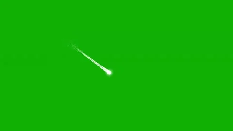 Falling star green screen motion graphic... | Stock Video | Pond5