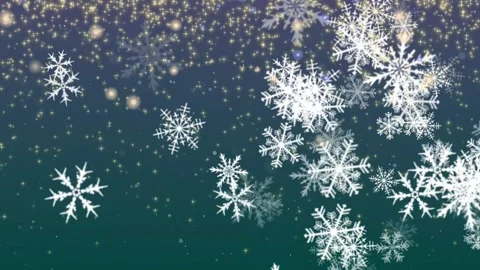 Falling star shower and spiraling snow o... | Stock Video | Pond5