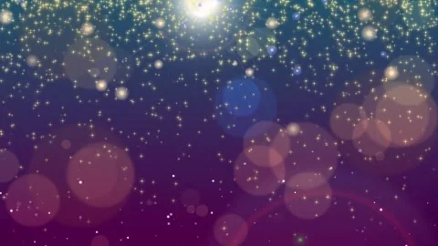 Falling star shower bokeh spots and lens... | Stock Video | Pond5