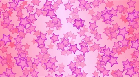 Falling Stars Animation - Loop Pink | Stock Video | Pond5