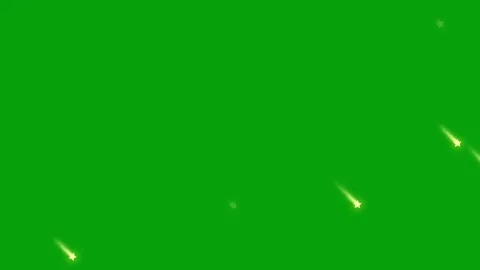 Falling stars motion graphics with green... | Stock Video | Pond5