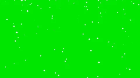 Falling stars motion graphics with green... | Stock Video | Pond5