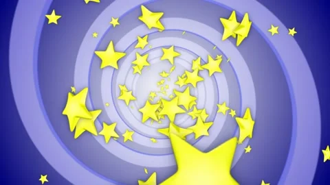 Falling Stars Shape Animation, Holidays ... | Stock Video | Pond5