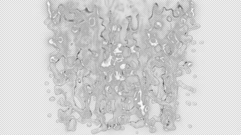 Falling Water Animation Alpha Channel | Stock Video | Pond5