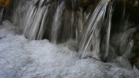 Falling water background | Stock Video | Pond5