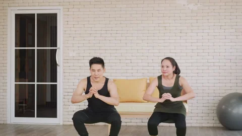 Standing Squat Exercise Stock Videos – Royalty-Free HD & 4K Videos | Pond5