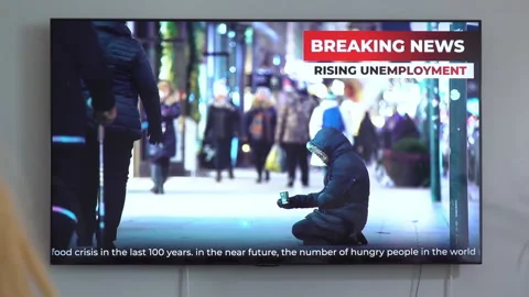 Family Couple Watching TV News Sitting o... | Stock Video | Pond5