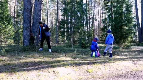 Family Walk Spring Stock Videos – Royalty-Free HD & 4K Videos