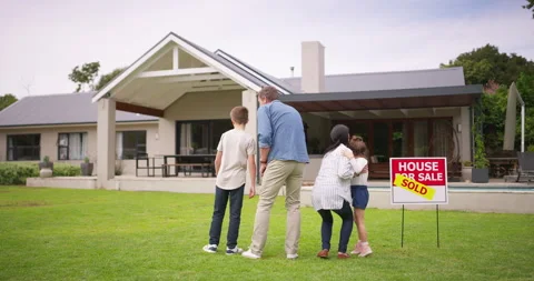 Family ready to move into a new home, re... | Stock Video | Pond5