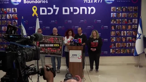 Family of released French-Israeli hostag... | Stock Video | Pond5