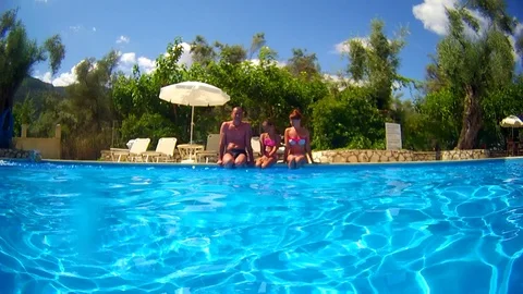 Bikini Family Pool Stock Videos – Royalty-Free HD & 4K Videos | Pond5