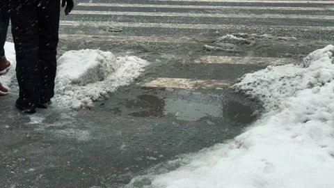 Wet Cold Snow Stock Videos – Royalty-Free HD & 4K Videos