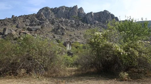 Famous Ghost Valley with strangly shaped... | Stock Video | Pond5