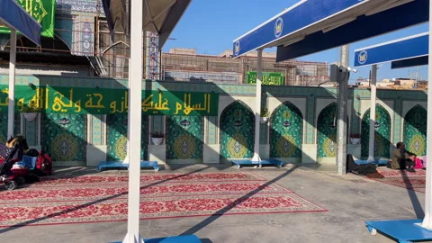 Famous Imam Hussain Mosque located in Ka... | Stock Video | Pond5