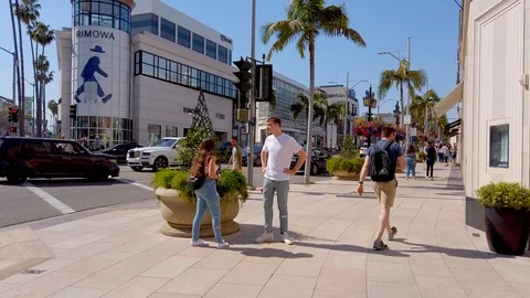 Famous steps at Via Rodeo in Beverly Hil... | Stock Video | Pond5