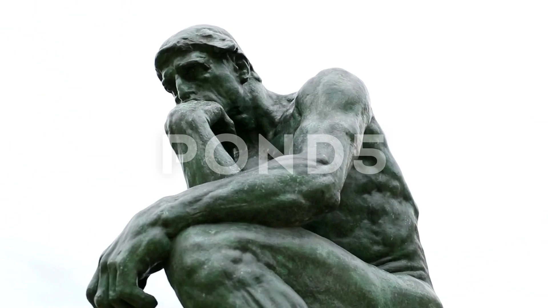 Thinking Man Statue Wallpaper