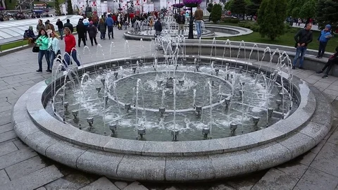 Fan zone and a concert floor. Speech of ... | Stock Video | Pond5