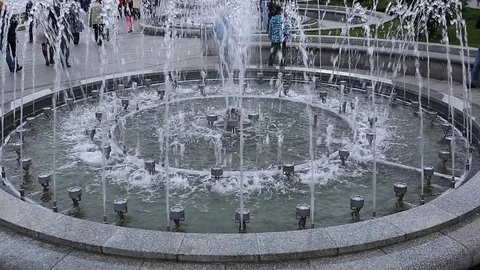 Fan zone and a concert floor. Speech of ... | Stock Video | Pond5