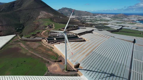 Fantastic Aerial shot in orbit over a wi... | Stock Video | Pond5