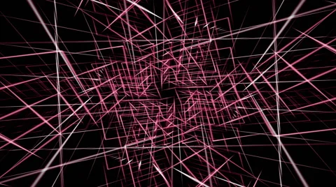 fantastic animation with moving particle... | Stock Video | Pond5