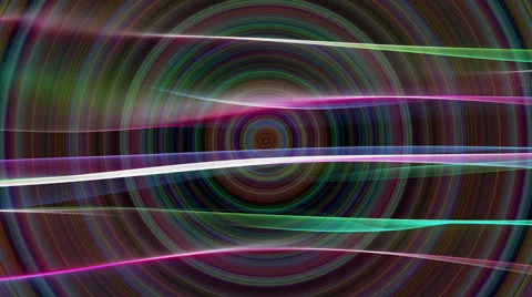 fantastic animation with moving wave obj... | Stock Video | Pond5