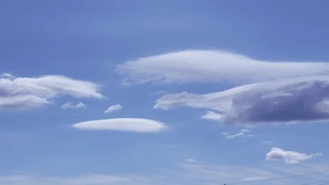 Fantastic sky with moving clouds. Time-l... | Stock Video | Pond5