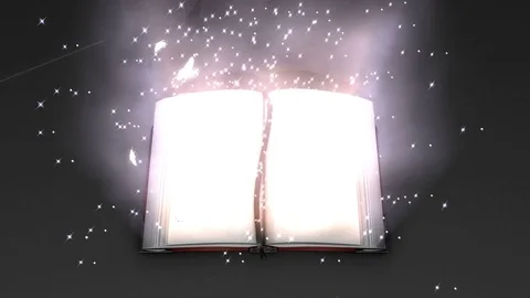 Fantasy and magical book animation. | Stock Video | Pond5