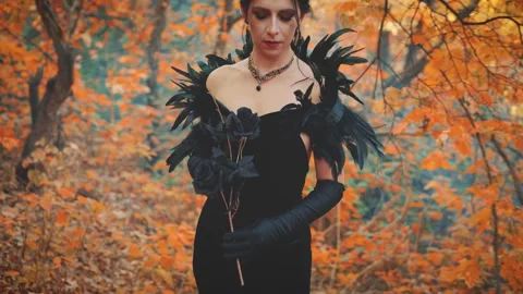 Goth Girl Flowers Stock Videos – Royalty-Free HD & 4K Videos | Pond5