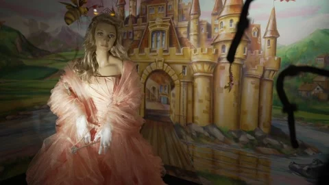 fantasy princess mannequin set | Stock Video | Pond5