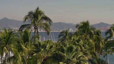 Far away view of the mountain range thro... | Stock Video | Pond5