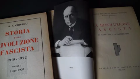 The Fascist Revolution, with the image o... | Stock Video | Pond5
