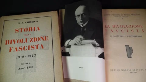 The Fascist Revolution, with the image o... | Stock Video | Pond5