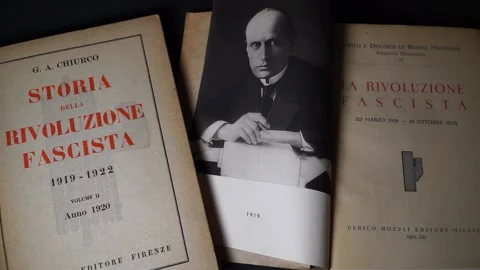 The Fascist Revolution, with the image o... | Stock Video | Pond5