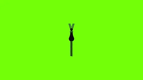 Zipper Zip Green Screen Stock Footage ~ Royalty Free Stock Videos | Pond5