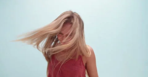 Messy Hair Stock Footage ~ Royalty Free Stock Videos | Pond5