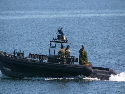 Fast Attack Missile Craft military boat ... | Stock Video | Pond5