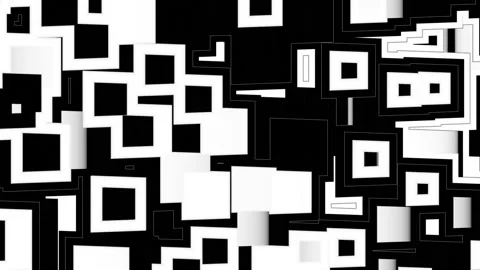 Fast changing shapes background, black a... | Stock Video | Pond5
