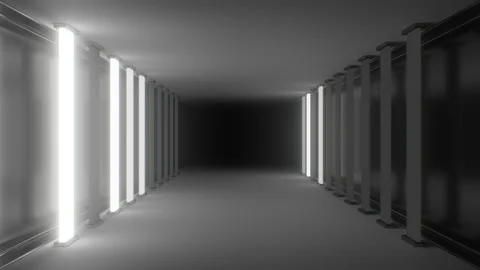 Fast Flashing Lights Black and White Str... | Stock Video | Pond5