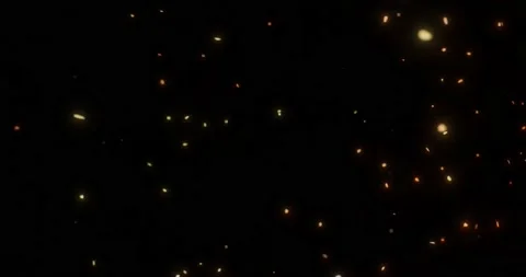 fast flying fire burning embers ash for ... | Stock Video | Pond5