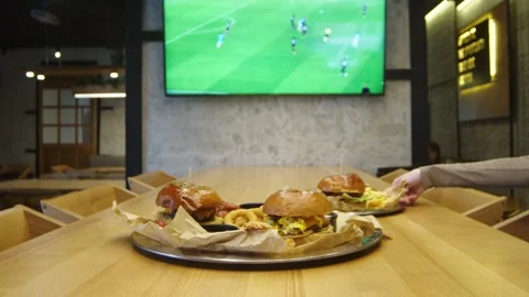 Fast Food Restaurant Background Stock Footage ~ Royalty Free Stock ...