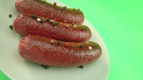 Fast Food on the green screen | Stock Video | Pond5