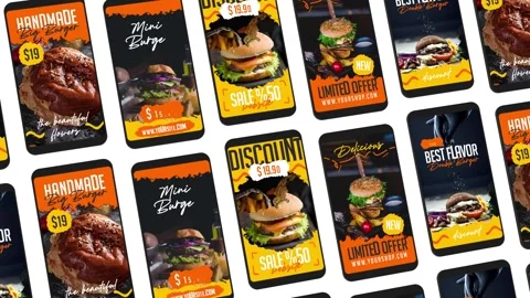 Fast Food Reels ~ After Effects Project #252141218 | Pond5