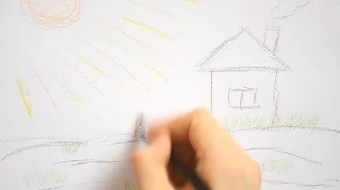 House Picture Drawing Stock Videos – Royalty-Free HD & 4K Videos | Pond5