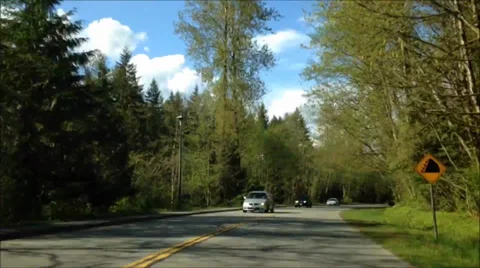 fast motion of car driving on road | Stock Video | Pond5