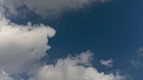 fast moving clouds in the sky | Stock Video | Pond5