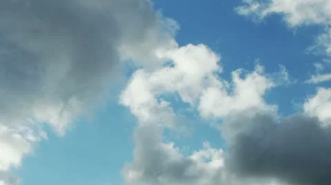 fast moving clouds time-lapse | Stock Video | Pond5