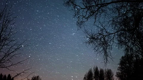 Fast moving stars and meteors at night s... | Stock Video | Pond5