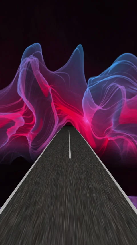 Fast ride on highway into the world of f... | Stock Video | Pond5