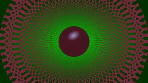 Fast rotation and rippling of two circle... | Stock Video | Pond5