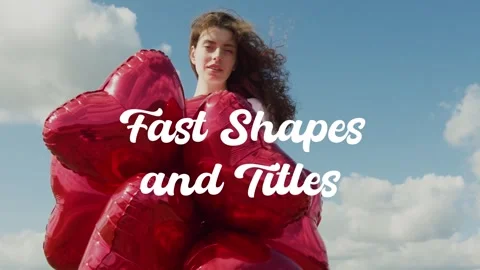 Fast Shapes Titles | After Effects ~ After Effects #246410888